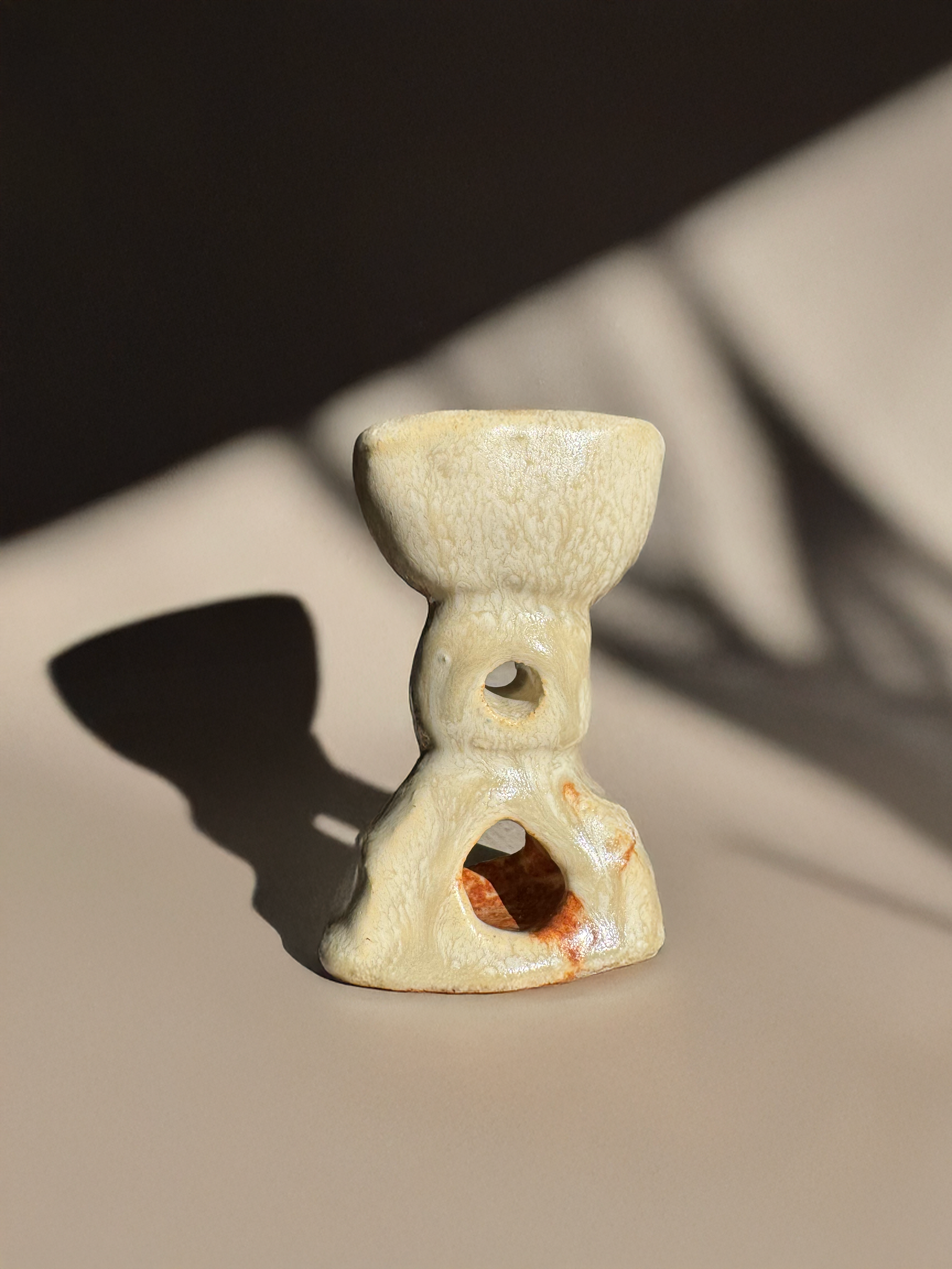 Ceramic Candle Stick Holder | Ceramic Taper Candle Holder – Holy Dirt